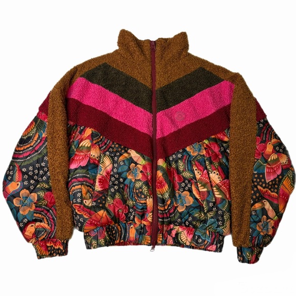 FARM Rio | Jackets & Coats | Farm Rio Toucanfly Reversible Floralprint ...
